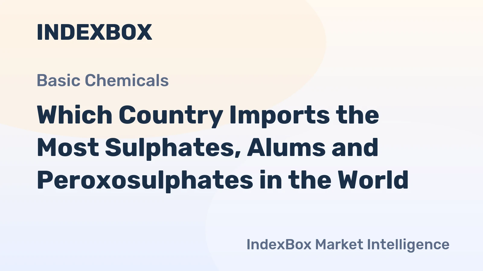 Which Country Imports the Most Sulphates, Alums and Peroxosulphates in the World?