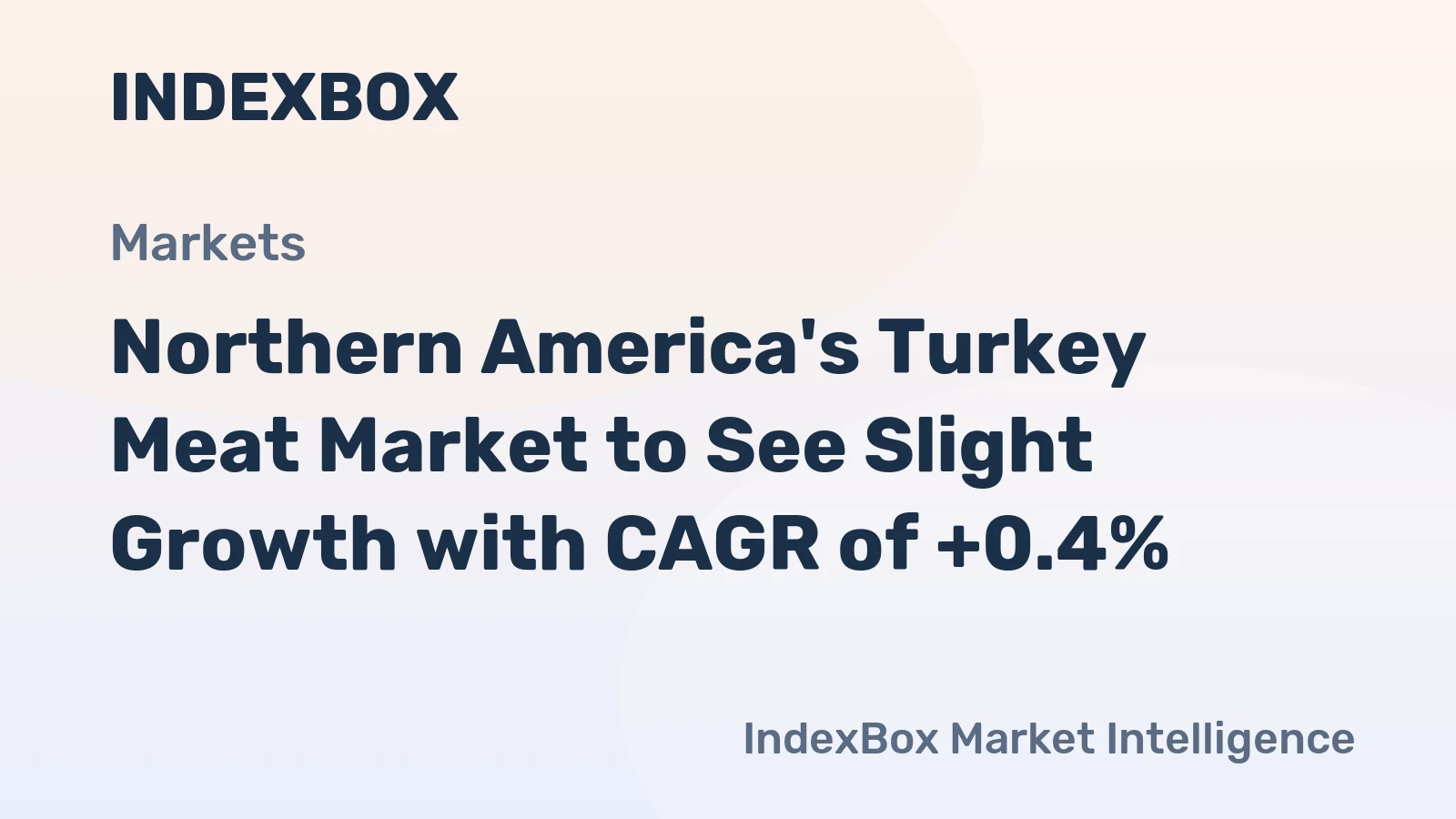 Northern America's Turkey Meat Market to See Slight Growth with CAGR of +0.4%