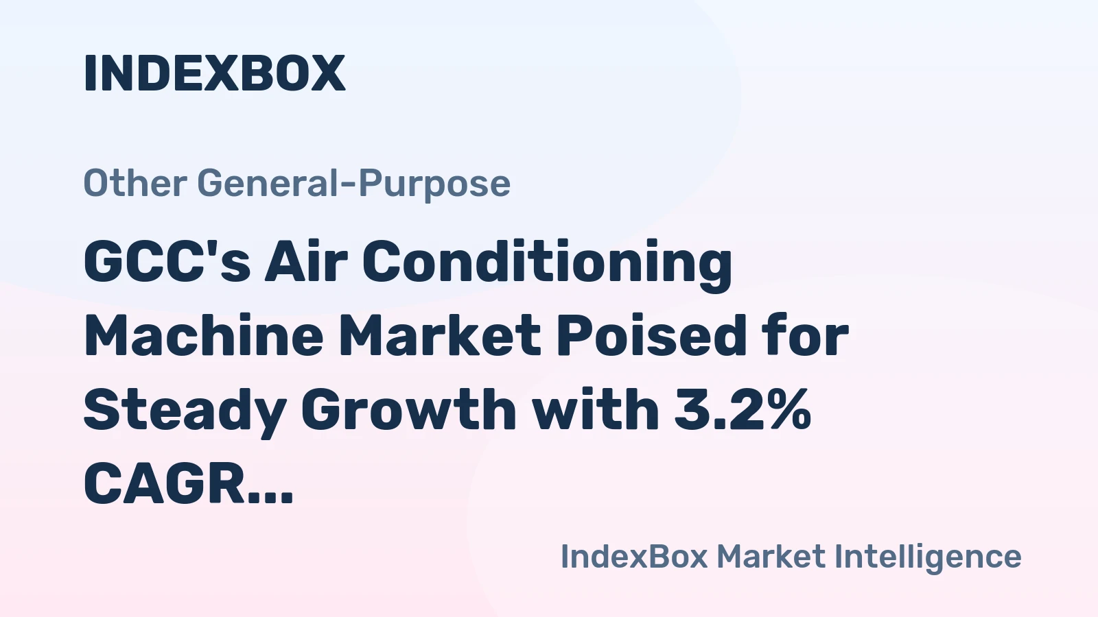 GCC's Air Conditioning Machine Market Poised for Steady Growth with 3.2% CAGR in Value