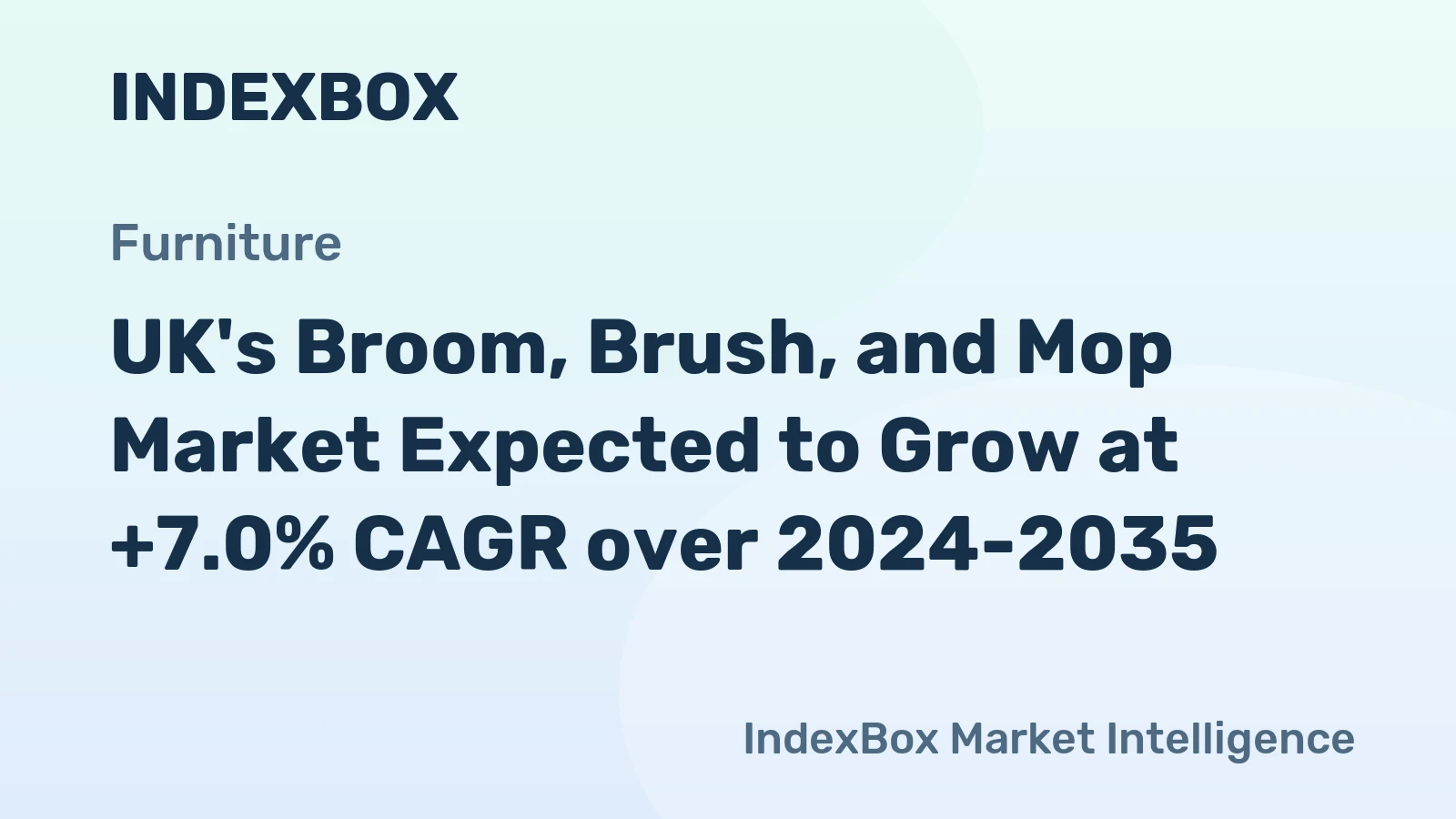 UK's Broom, Brush, and Mop Market Expected to Grow at +7.0% CAGR over 2024-2035