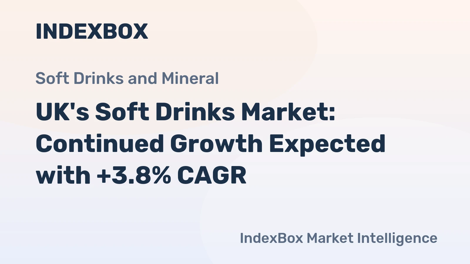 UK's Soft Drinks Market: Continued Growth Expected with +3.8% CAGR