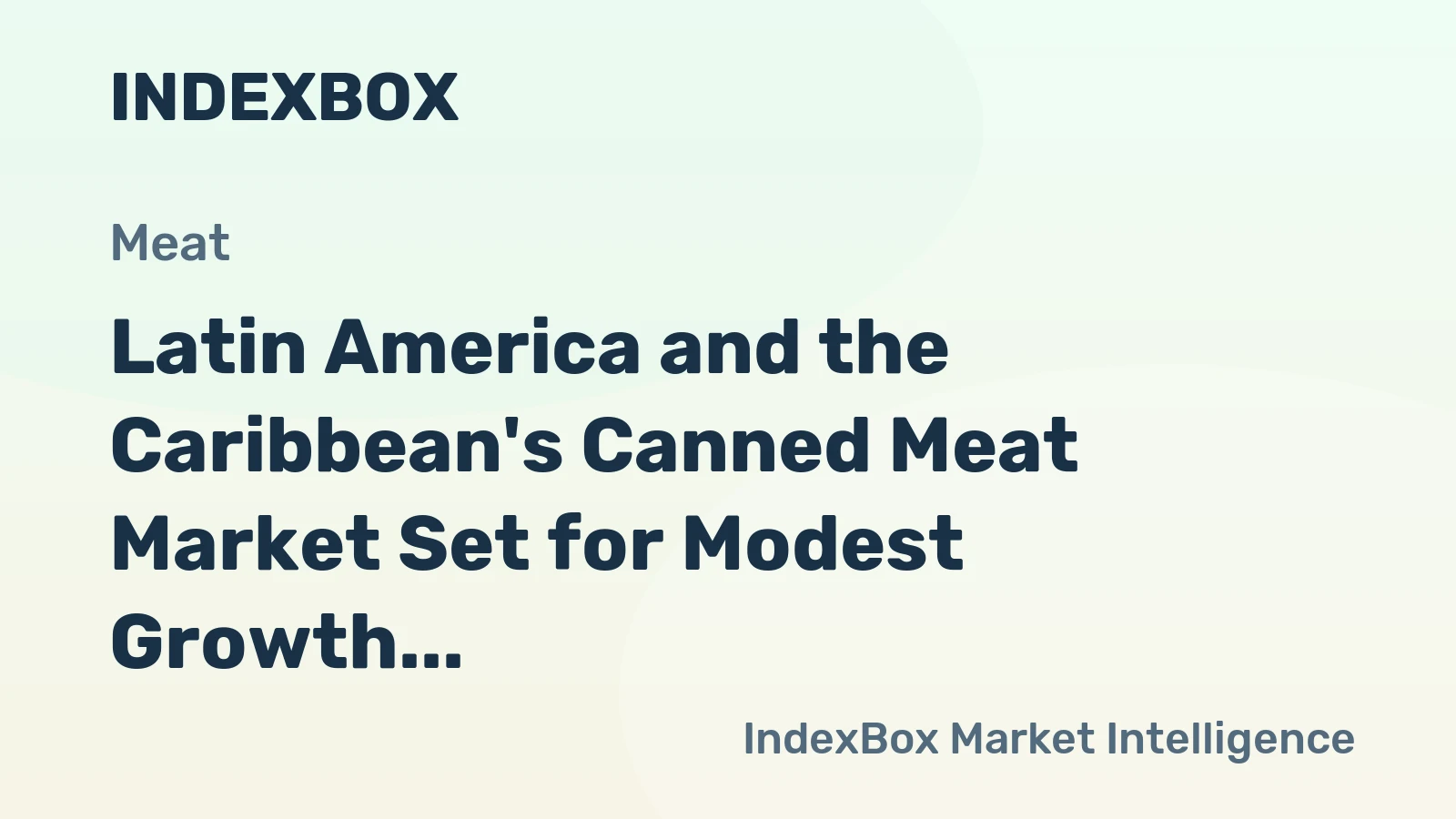 Latin America and the Caribbean's Canned Meat Market Set for Modest Growth With 0.3% CAGR Through 2035