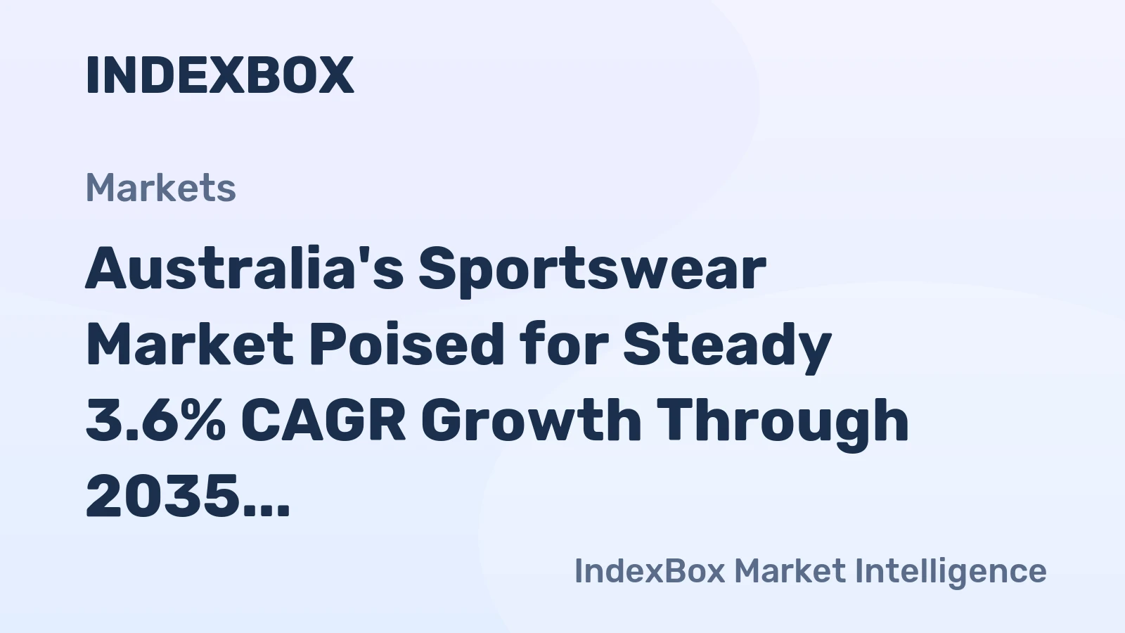 Australia's Sportswear Market Poised for Steady 3.6% CAGR Growth Through 2035
