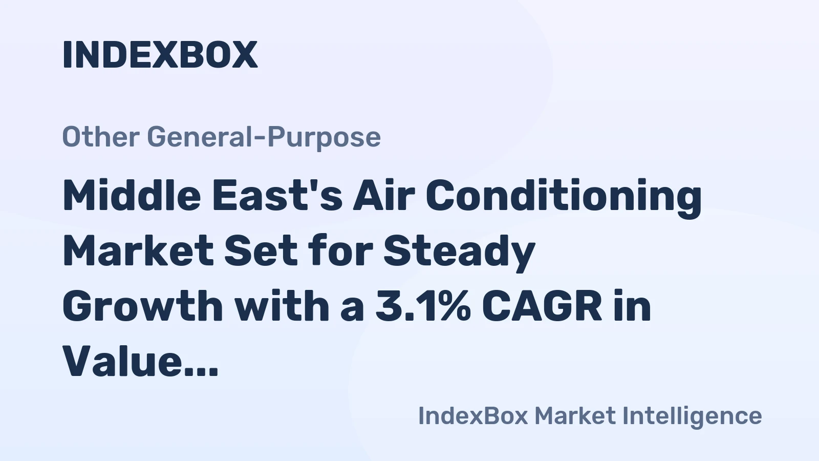 Middle East's Air Conditioning Market Set for Steady Growth with a 3.1% CAGR in Value