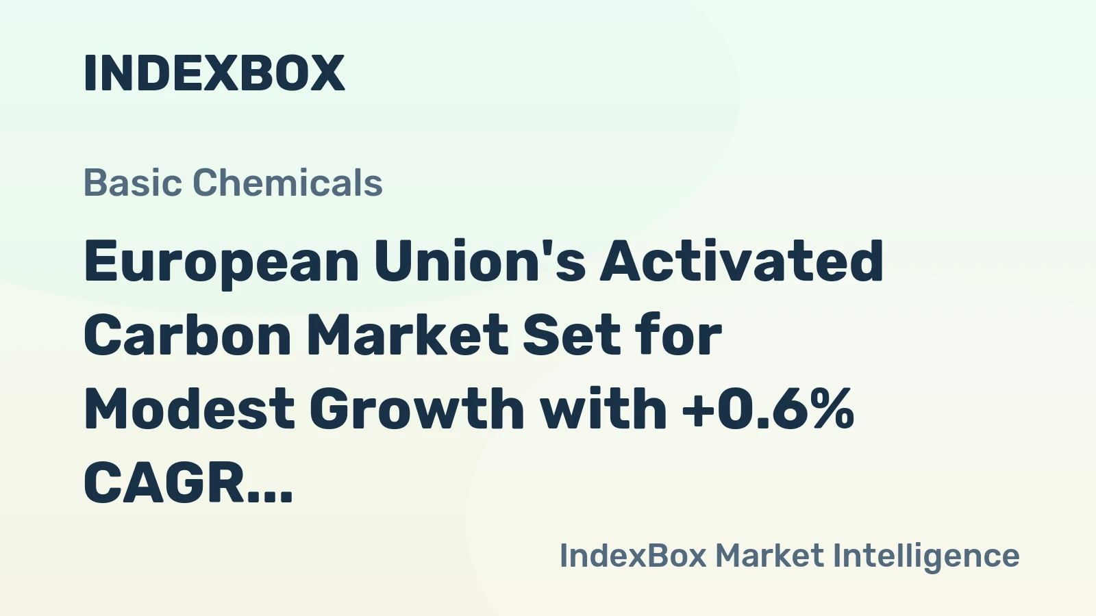 European Union's Activated Carbon Market Set for Modest Growth with +0.6% CAGR in Volume Through 2035