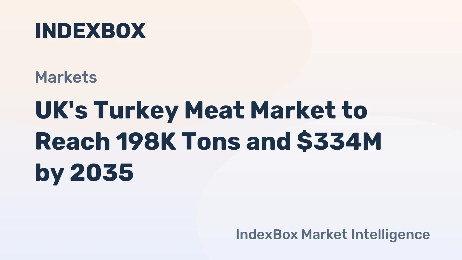 UK's Turkey Meat Market to Reach 198K Tons and $334M by 2035