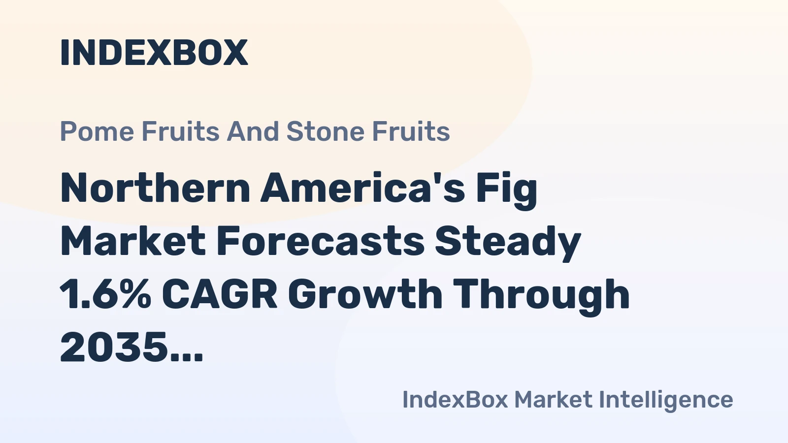 Northern America's Fig Market Forecasts Steady 1.6% CAGR Growth Through 2035