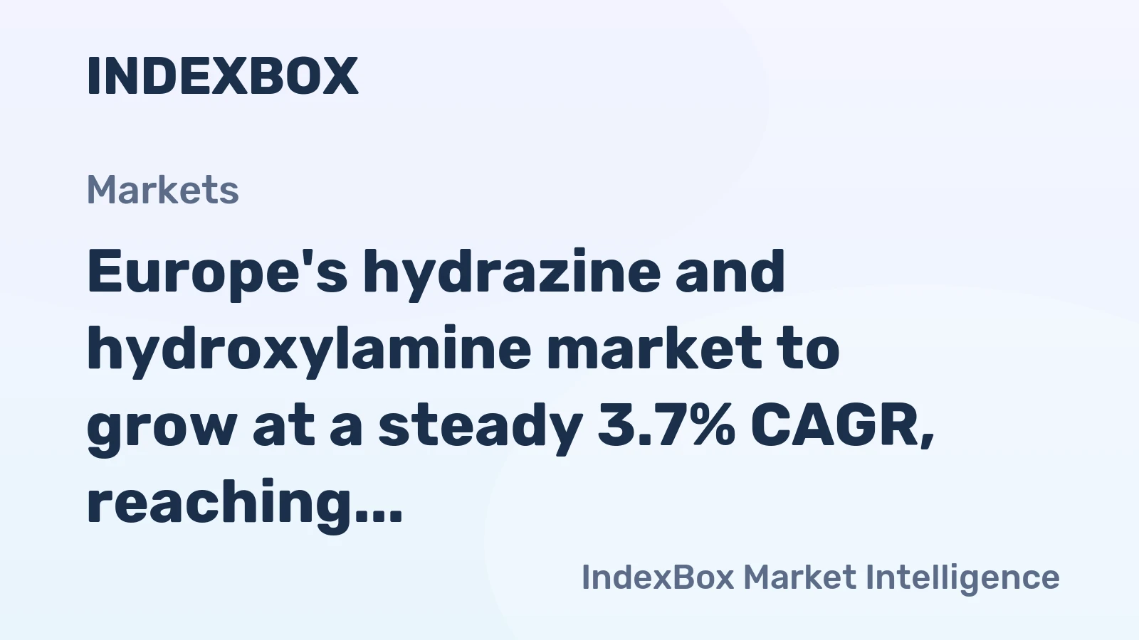 Europe's hydrazine and hydroxylamine market to grow at a steady 3.7% CAGR, reaching $252M by 2035.