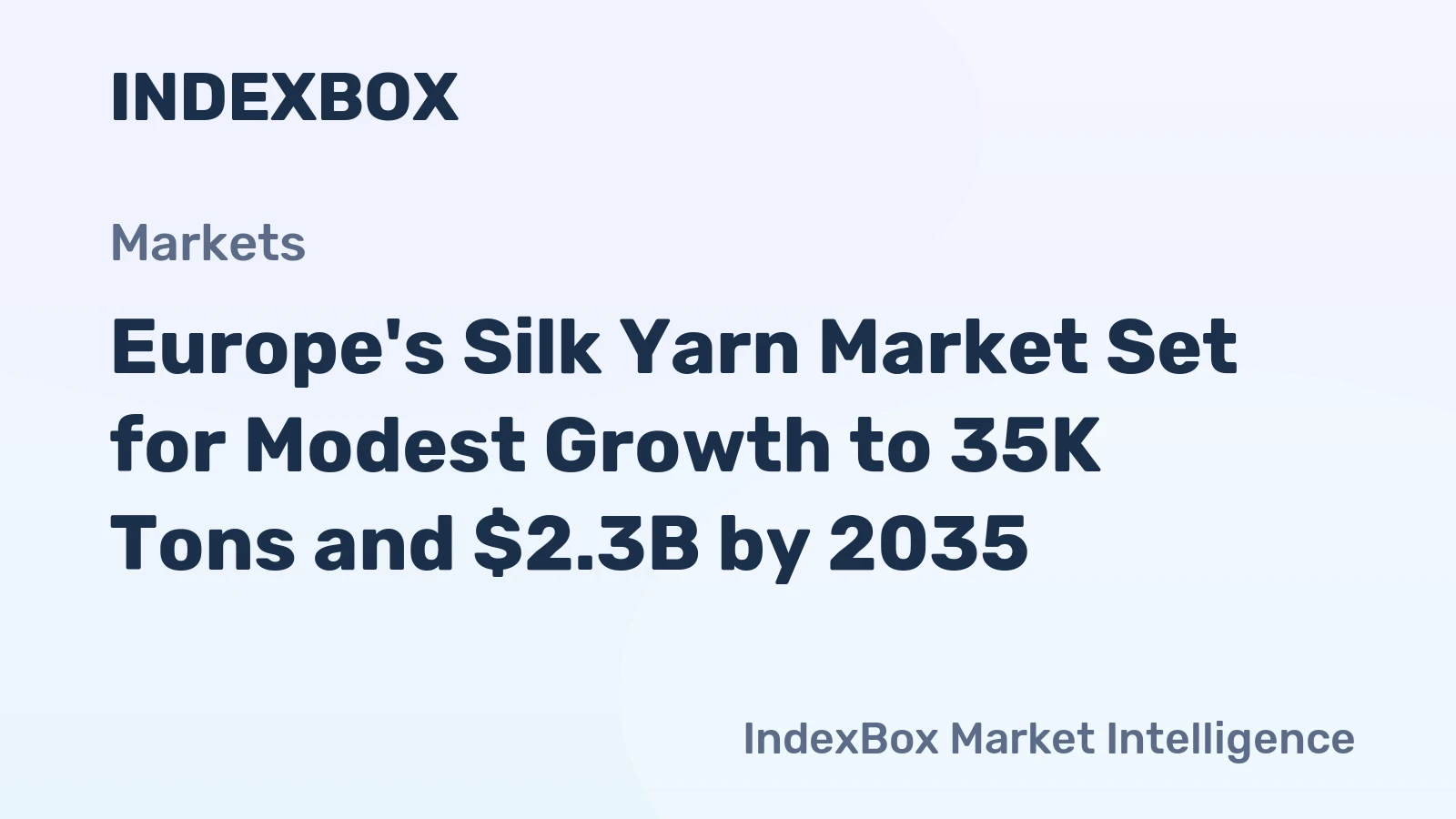 Europe's Silk Yarn Market Set for Modest Growth to 35K Tons and $2.3B by 2035
