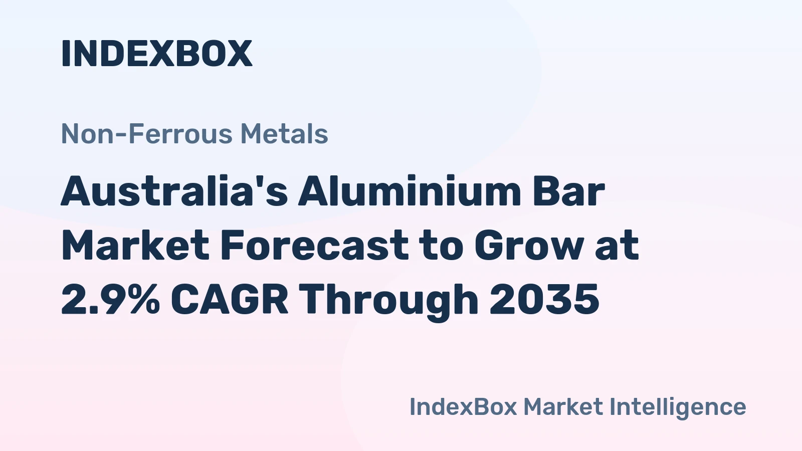 Australia's Aluminium Bar Market Forecast to Grow at 2.9% CAGR Through 2035