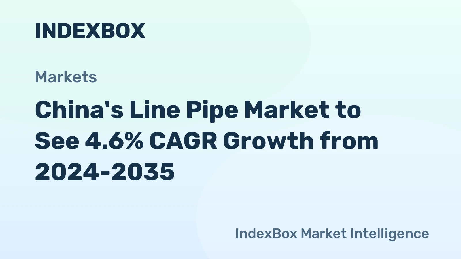 China's Line Pipe Market to See 4.6% CAGR Growth from 2024-2035