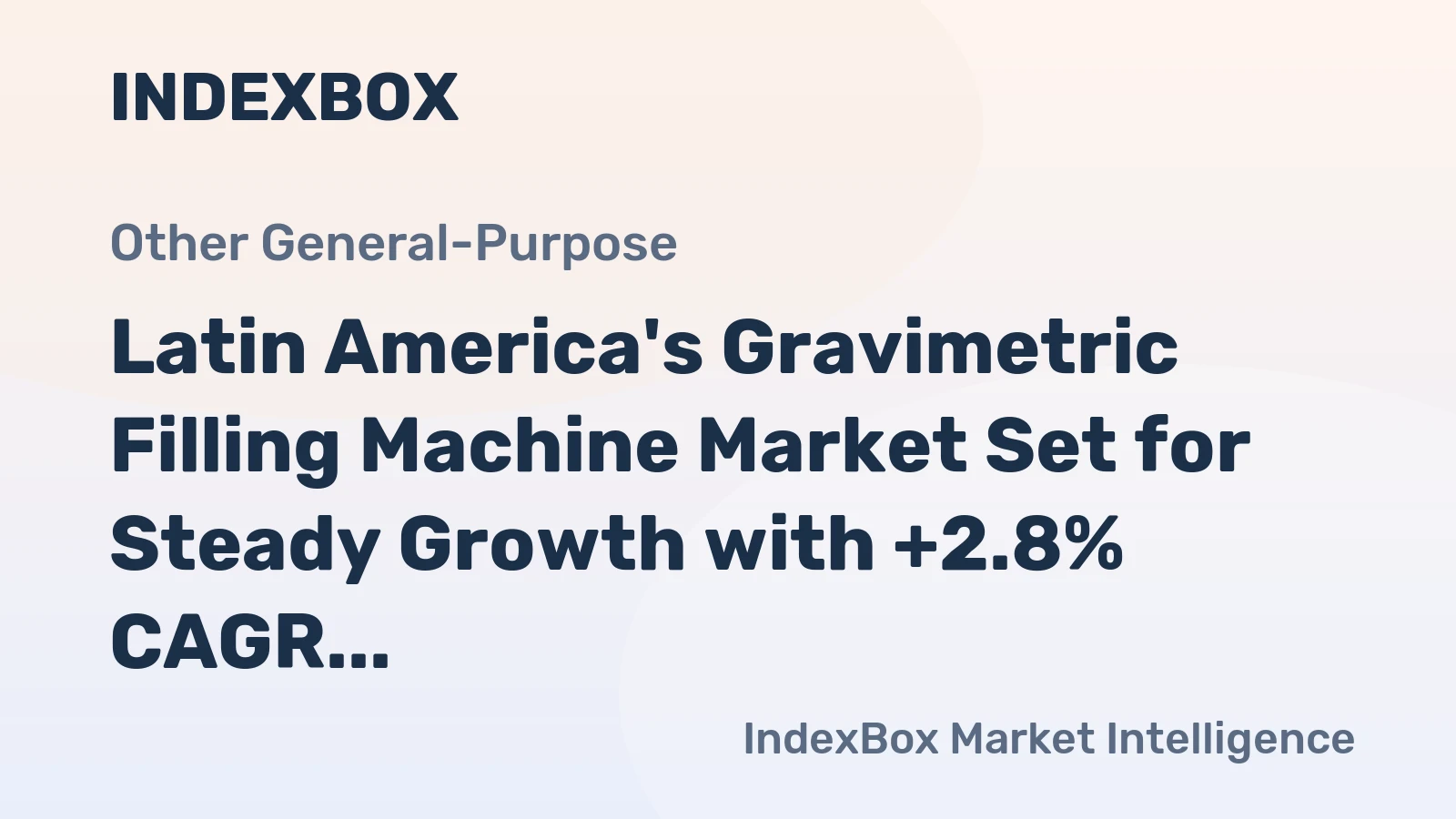 Latin America's Gravimetric Filling Machine Market Set for Steady Growth with +2.8% CAGR Through 2035