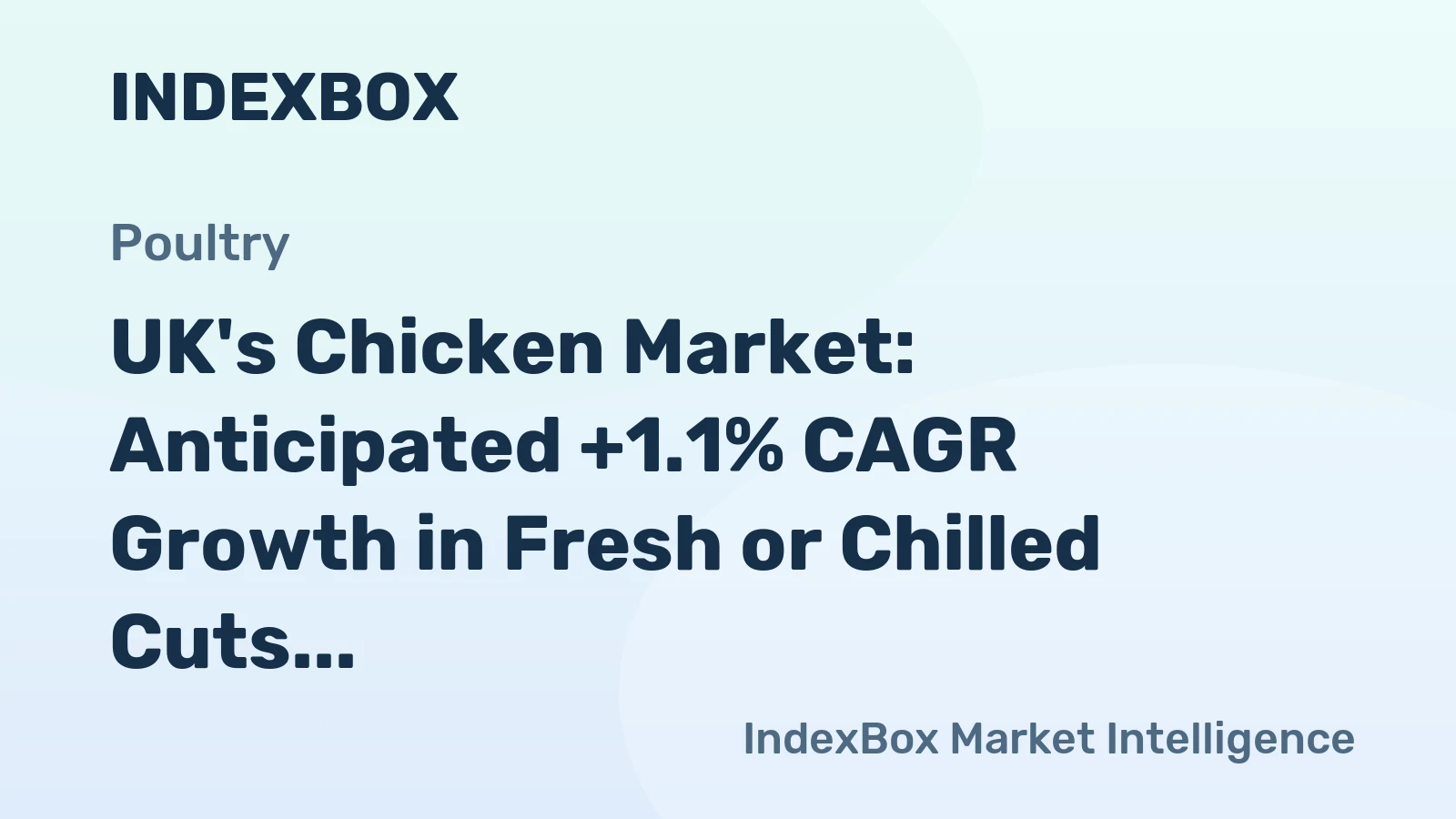 UK's Chicken Market: Anticipated +1.1% CAGR Growth in Fresh or Chilled Cuts Consumption from 2024 to 2035