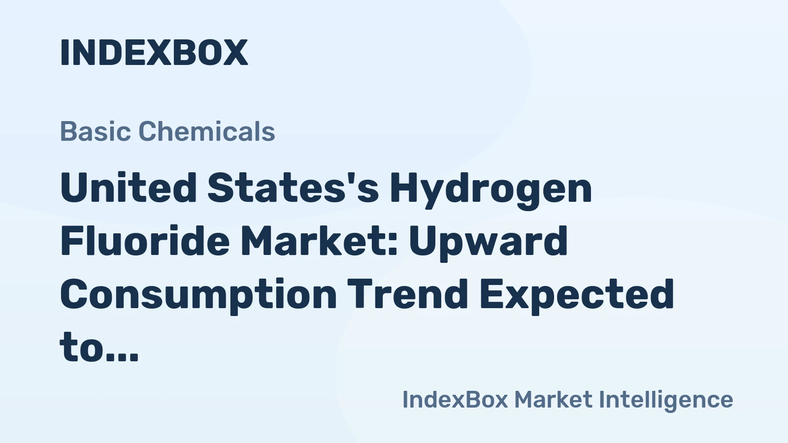 United States's Hydrogen Fluoride Market: Upward Consumption Trend Expected to Continue, Reaching 437K tons and $756M in Value by 2035