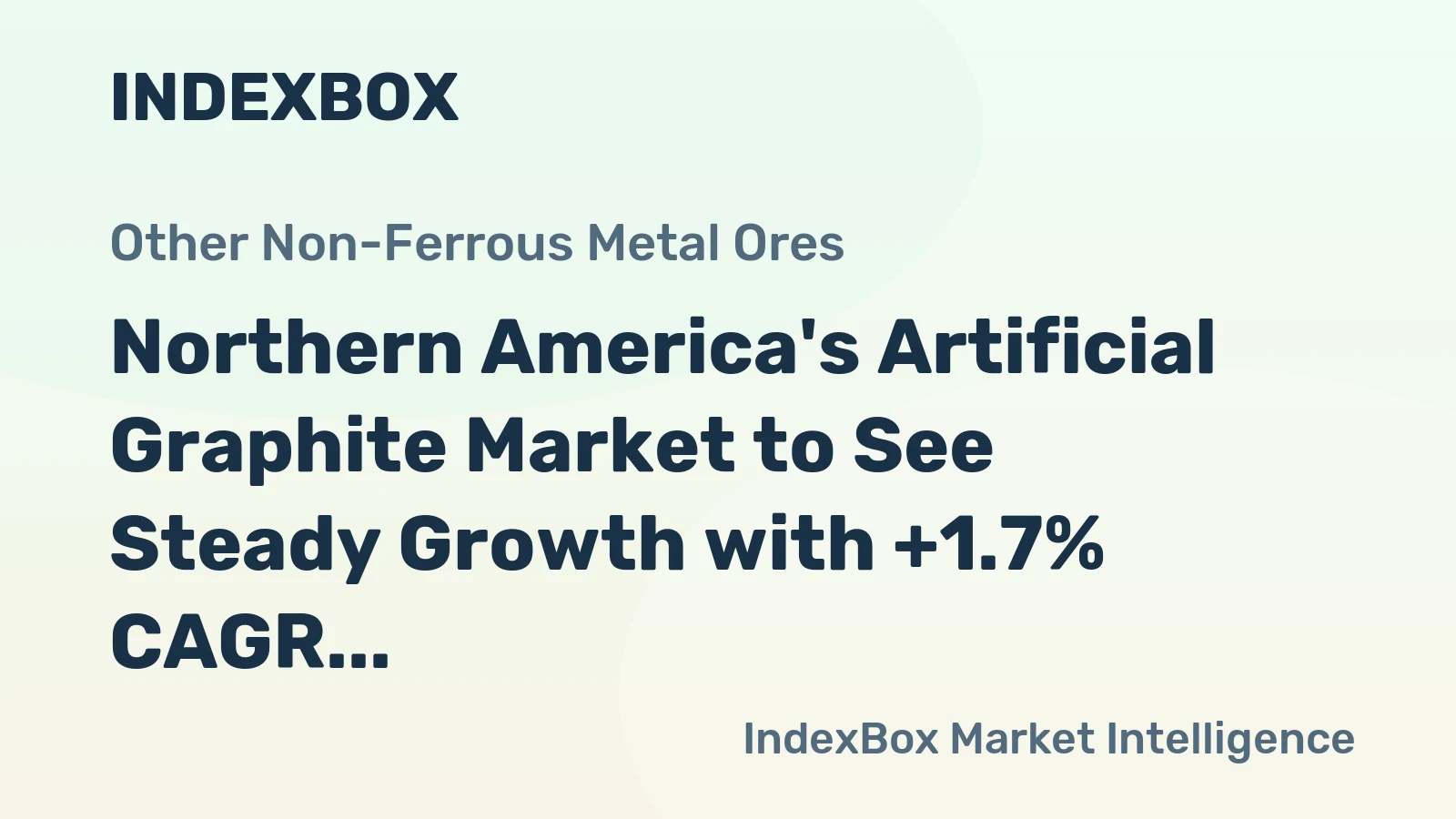 Northern America's Artificial Graphite Market to See Steady Growth with +1.7% CAGR