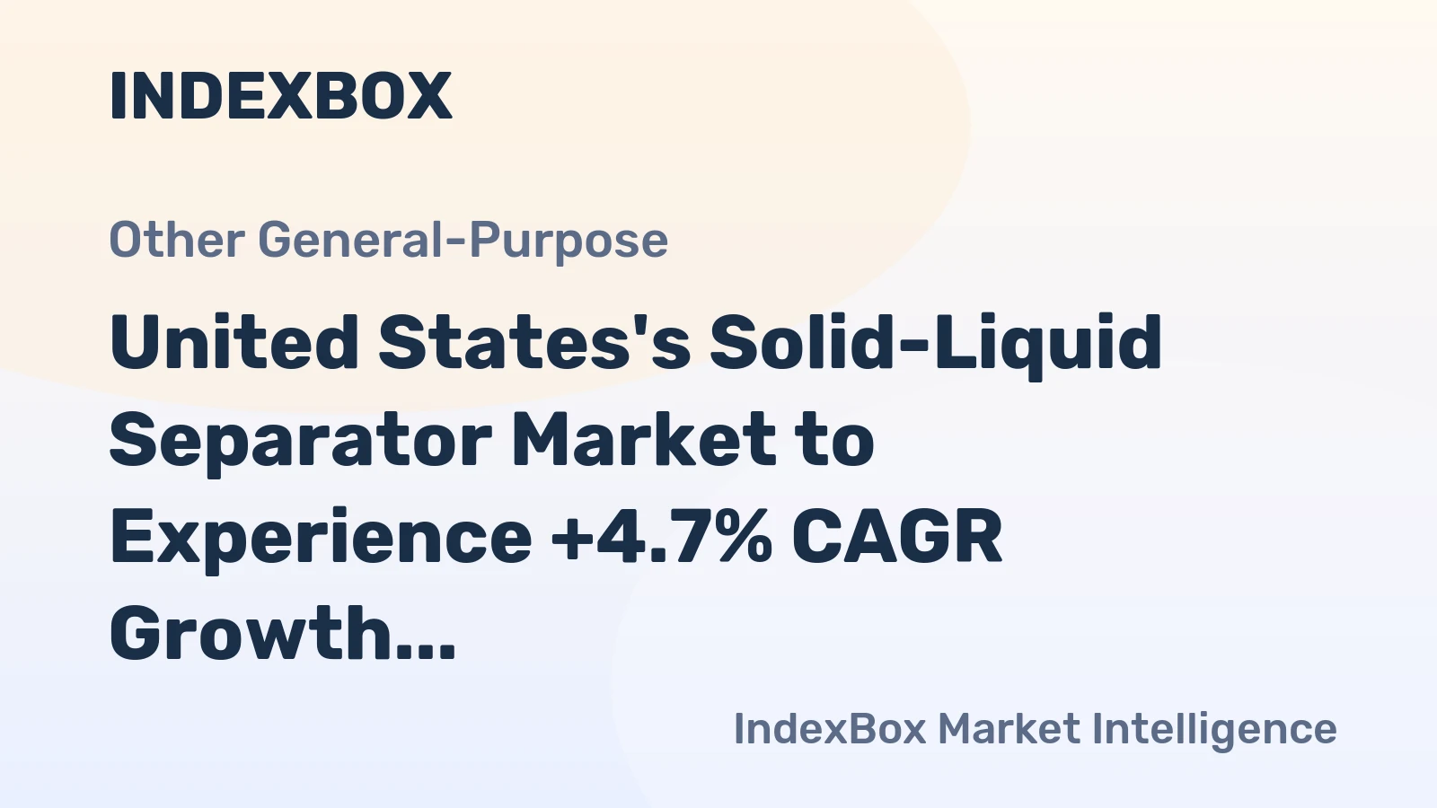 United States's Solid-Liquid Separator Market to Experience +4.7% CAGR Growth Through 2035