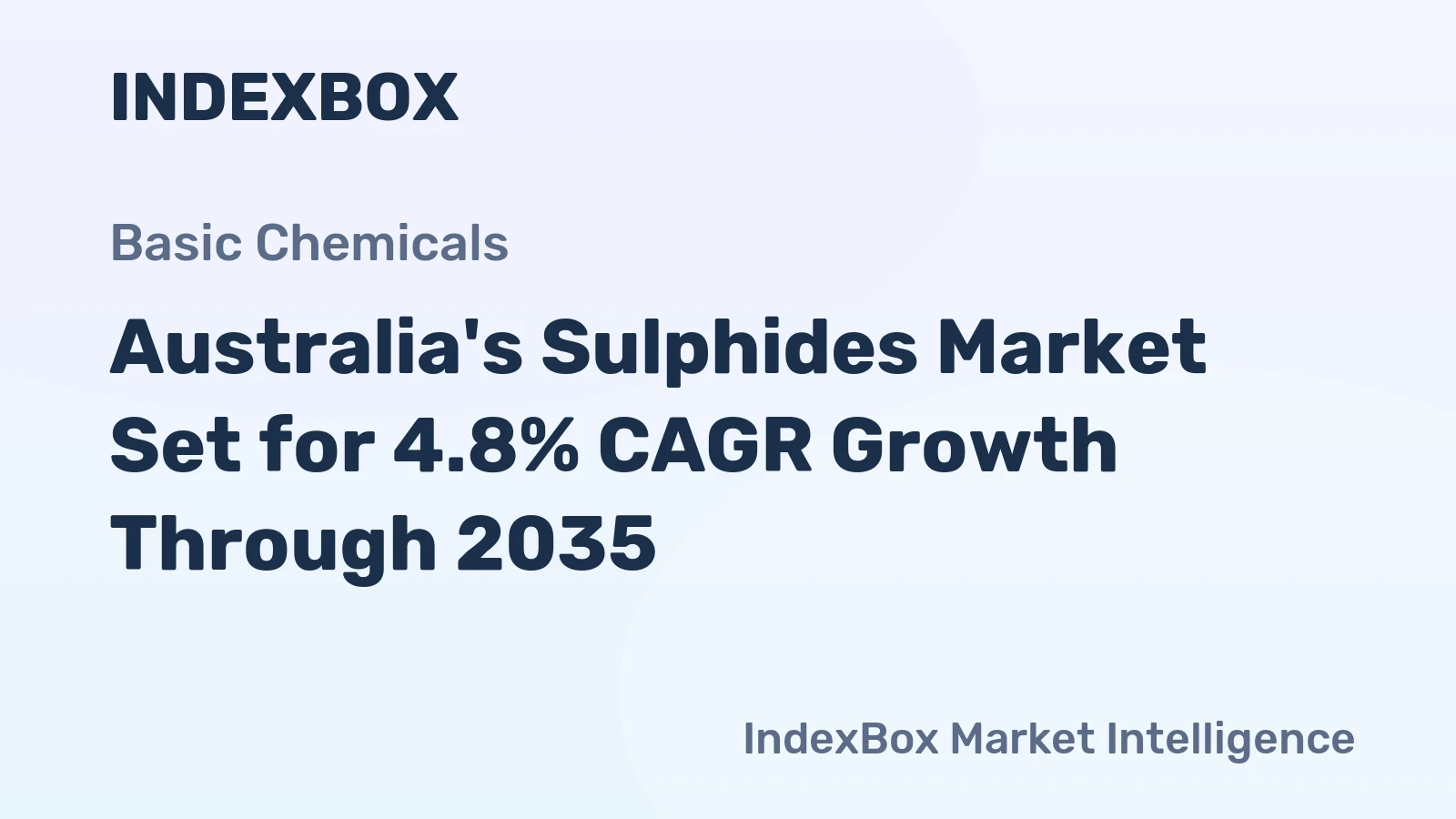 Australia's Sulphides Market Set for 4.8% CAGR Growth Through 2035