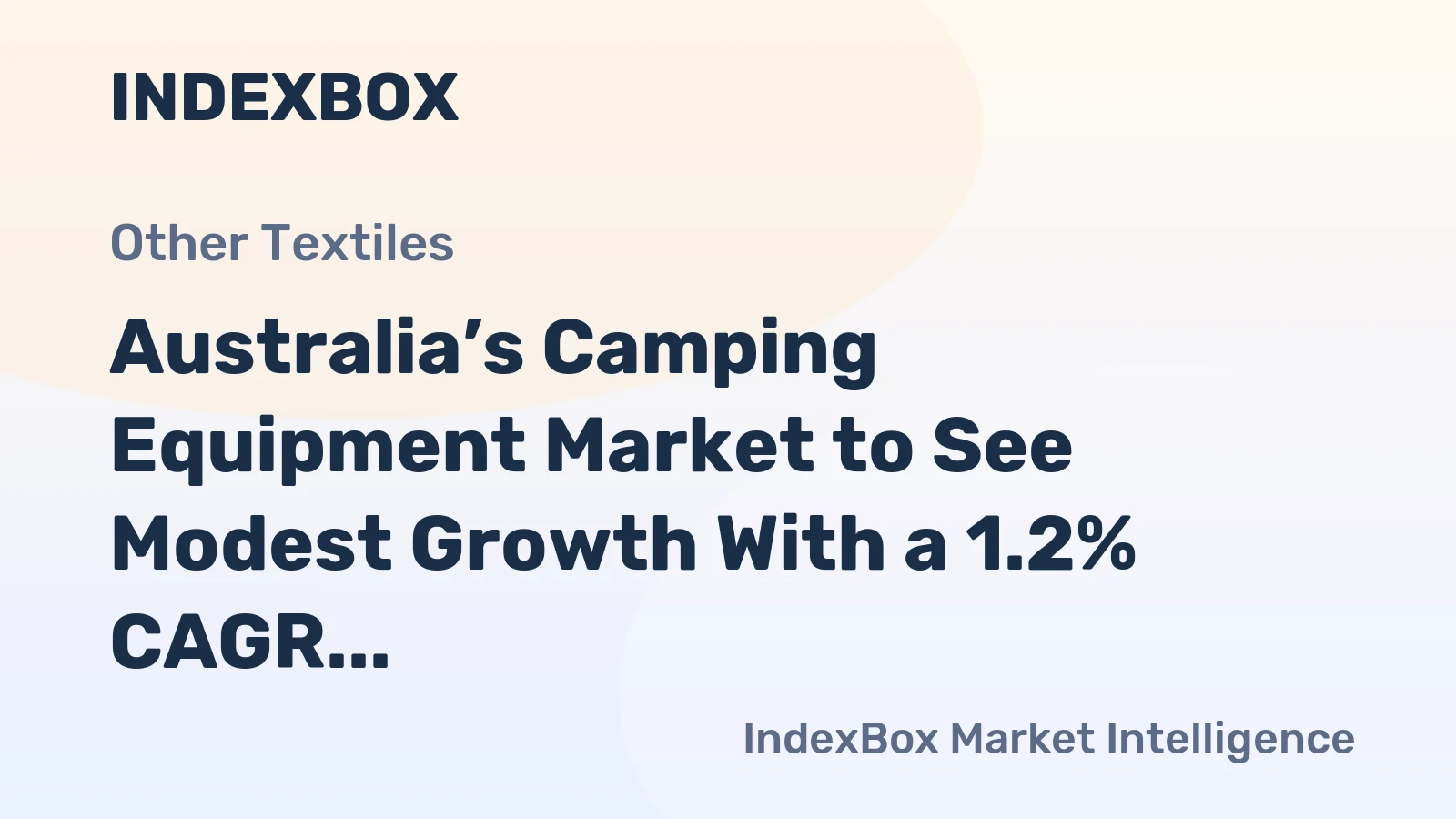 Australia’s Camping Equipment Market to See Modest Growth With a 1.2% CAGR Through 2035