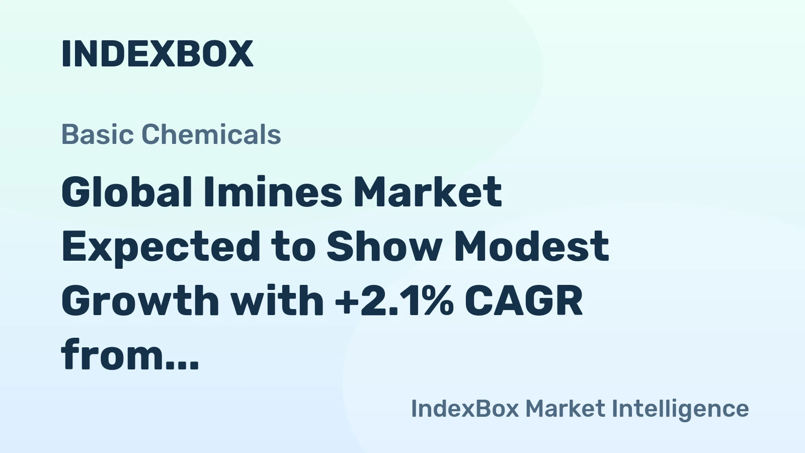 Global Imines Market Expected to Show Modest Growth with +2.1% CAGR from 2024 to 2035