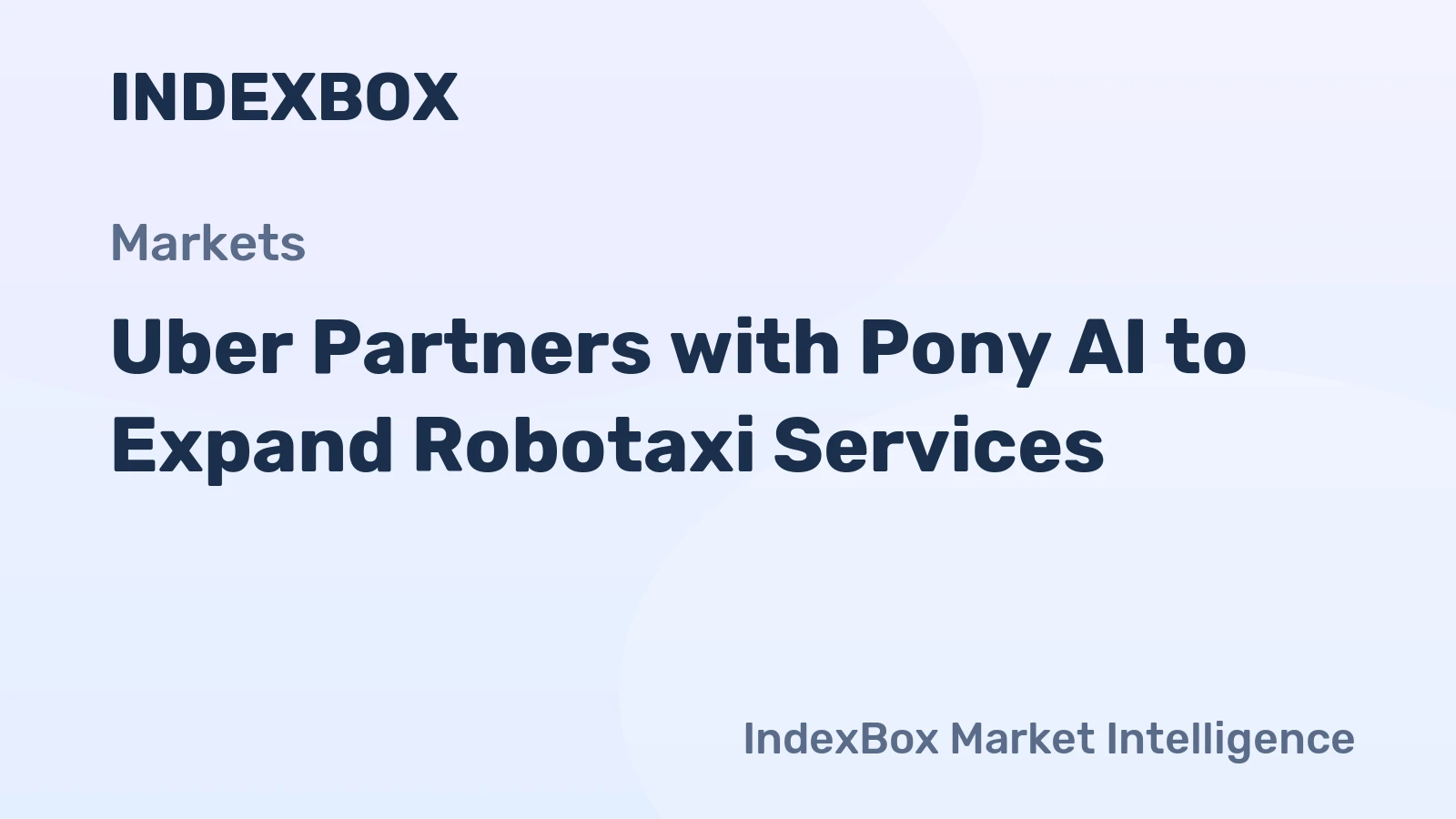 Uber Partners with Pony AI to Expand Robotaxi Services