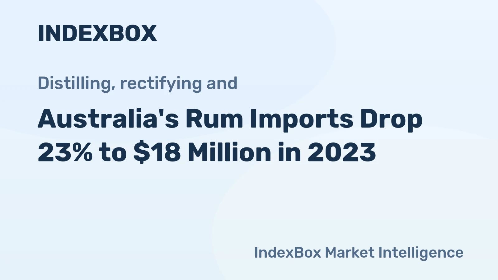 Australia's Rum Imports Drop 23% to $18 Million in 2023