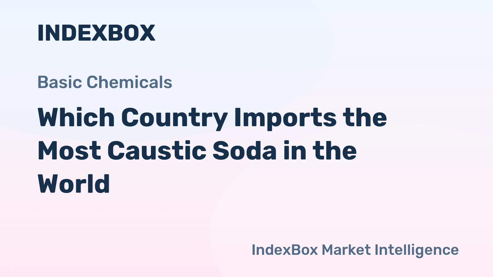 Which Country Imports the Most Caustic Soda in the World?