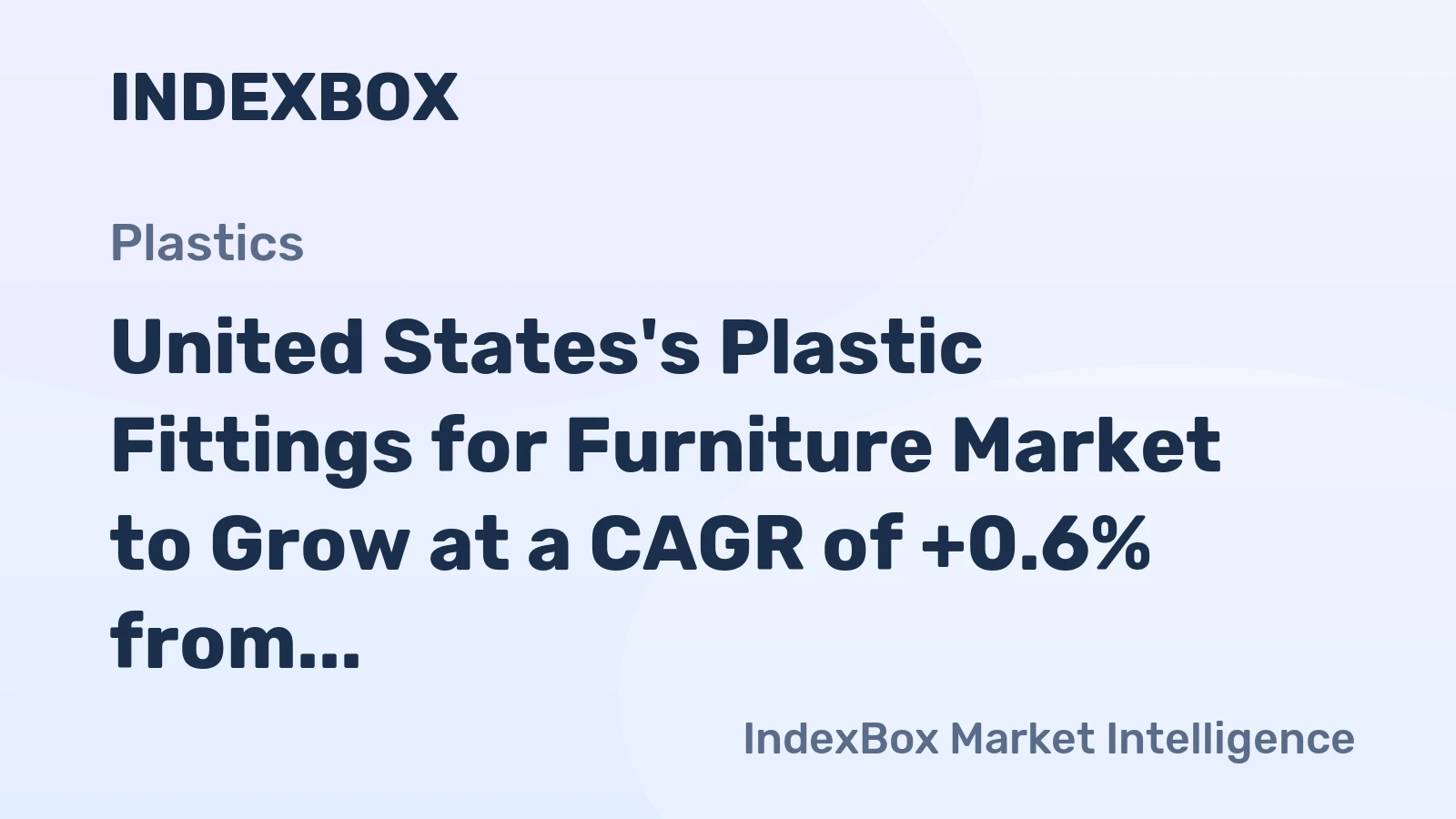 United States's Plastic Fittings for Furniture Market to Grow at a CAGR of +0.6% from 2024 to 2035