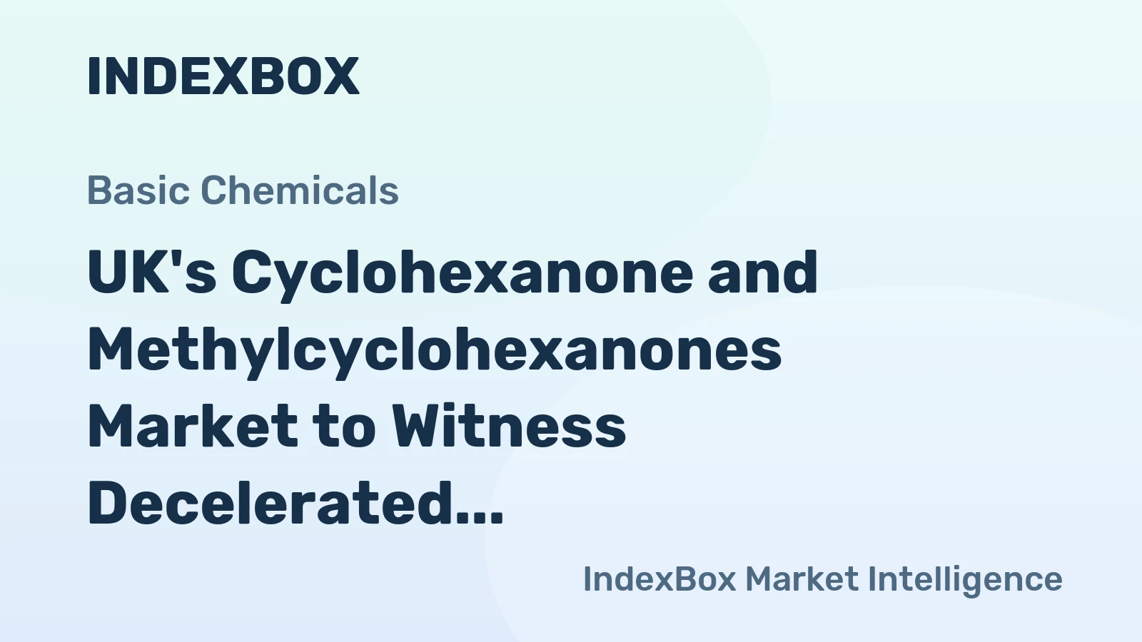 UK's Cyclohexanone and Methylcyclohexanones Market to Witness Decelerated Growth at +0.2% CAGR, Reaching 33K Tons by 2035