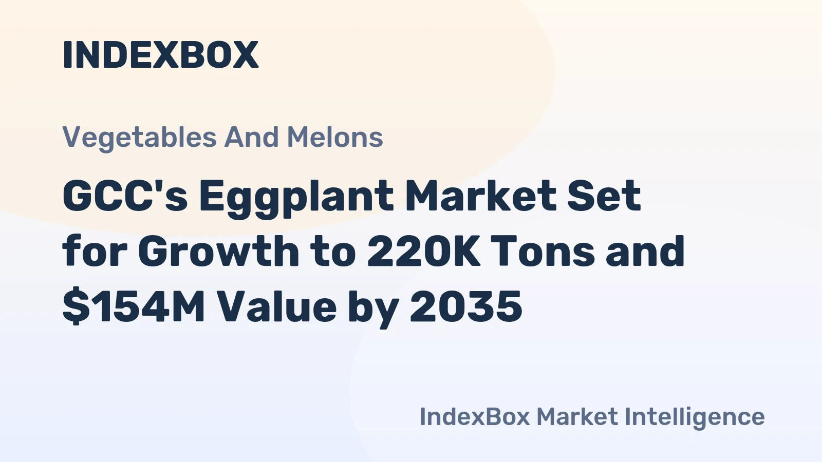 GCC's Eggplant Market Set for Growth to 220K Tons and $154M Value by 2035