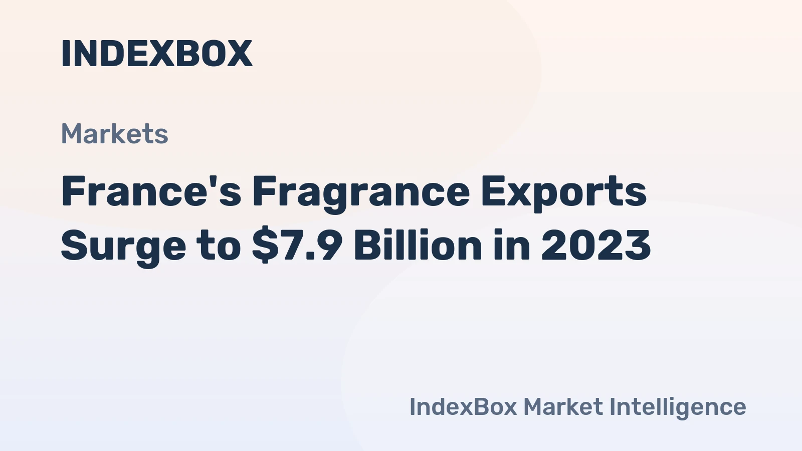 France's Fragrance Exports Surge to $7.9 Billion in 2023