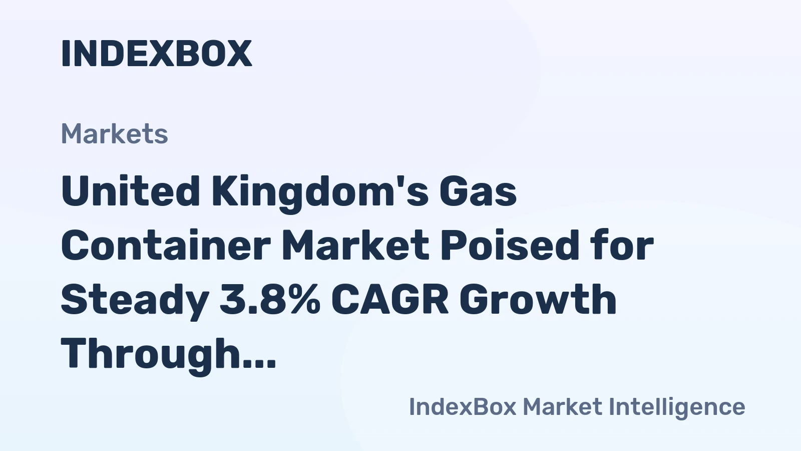 United Kingdom's Gas Container Market Poised for Steady 3.8% CAGR Growth Through 2035