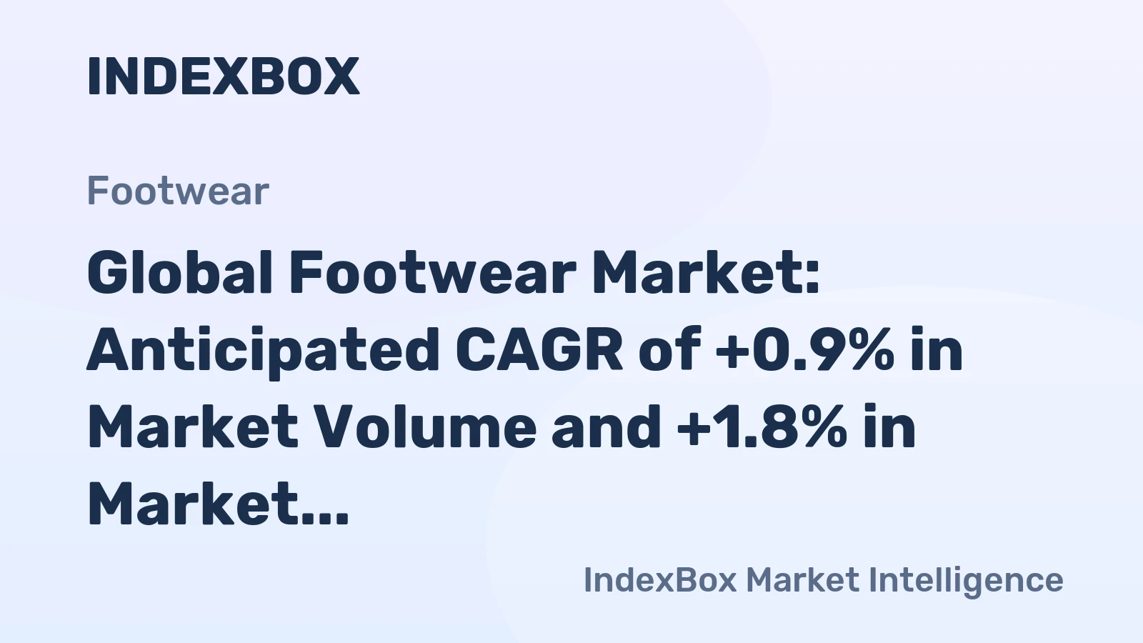 Global Footwear Market: Anticipated CAGR of +0.9% in Market Volume and +1.8% in Market Value from 2024 to 2035