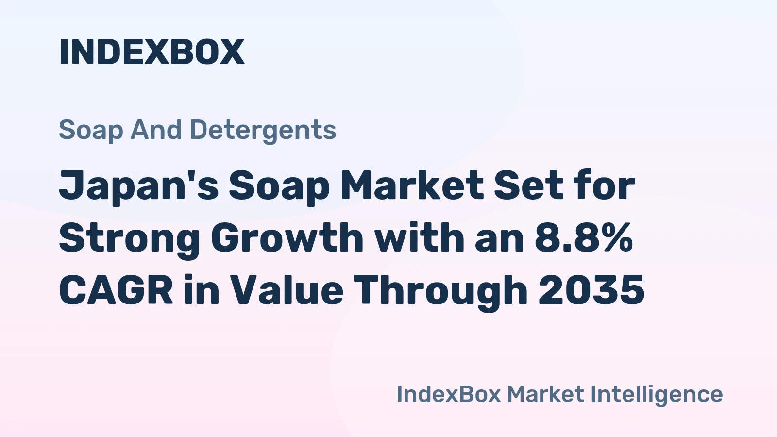 Japan's Soap Market Set for Strong Growth with an 8.8% CAGR in Value Through 2035