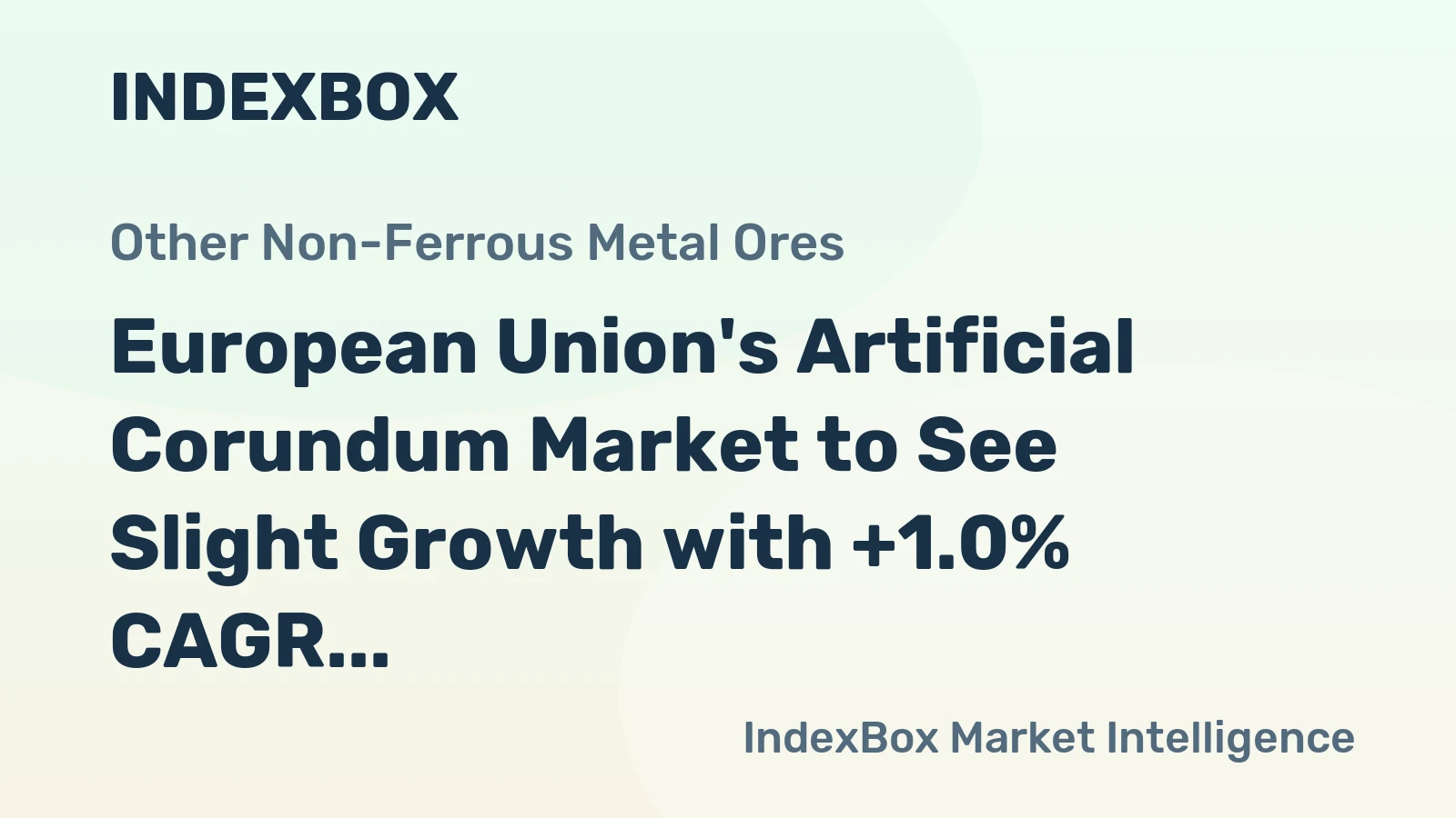 European Union's Artificial Corundum Market to See Slight Growth with +1.0% CAGR over Next Decade