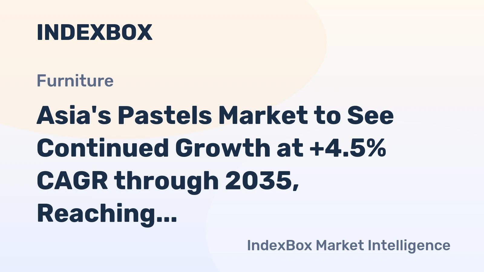 Asia's Pastels Market to See Continued Growth at +4.5% CAGR through 2035, Reaching $436M in Value