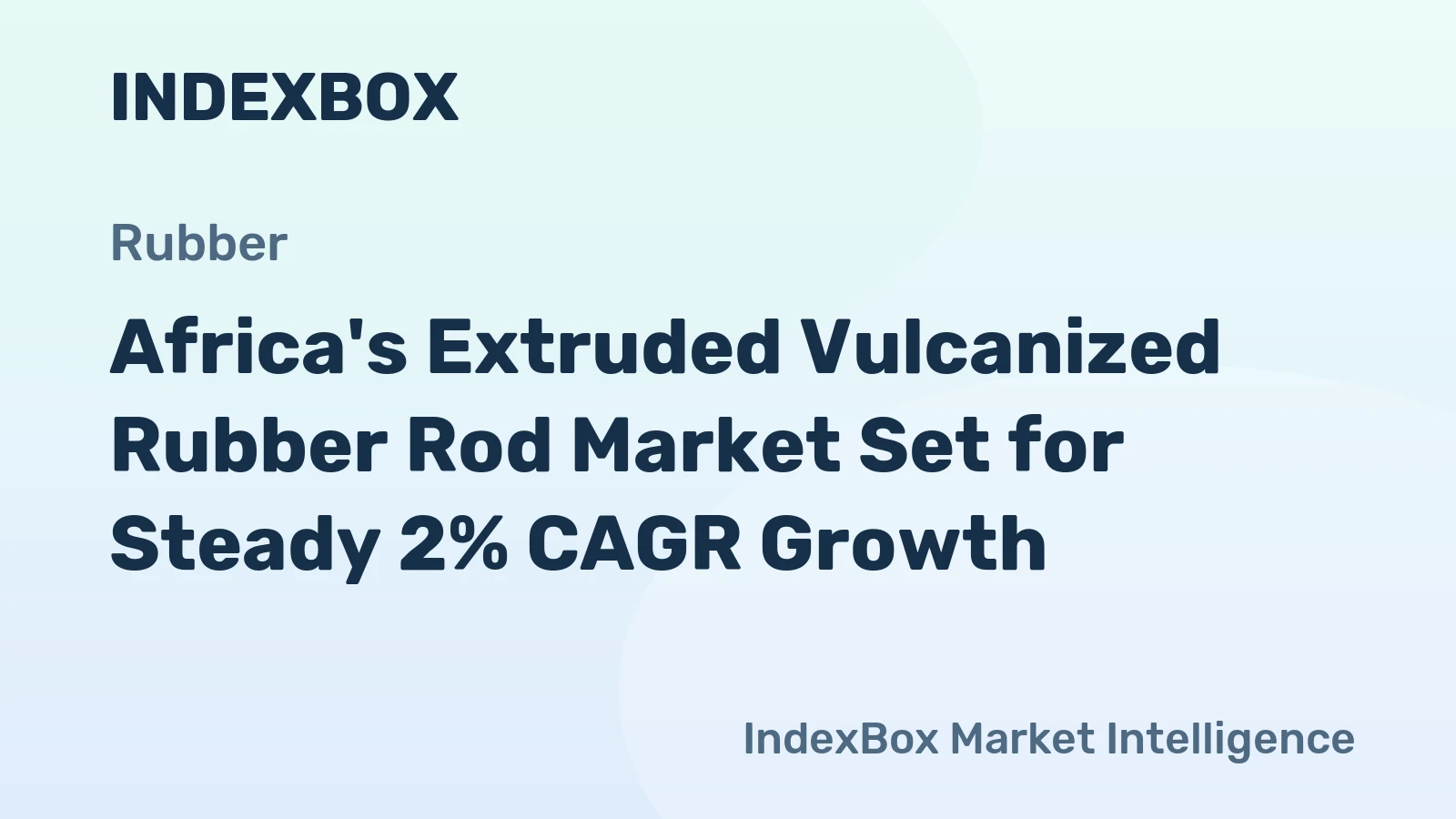 Africa's Extruded Vulcanized Rubber Rod Market Set for Steady 2% CAGR Growth