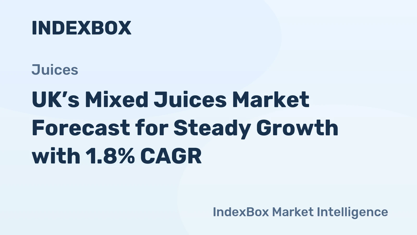 UK’s Mixed Juices Market Forecast for Steady Growth with 1.8% CAGR