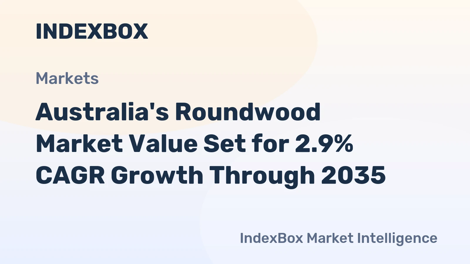 Australia's Roundwood Market Value Set for 2.9% CAGR Growth Through 2035