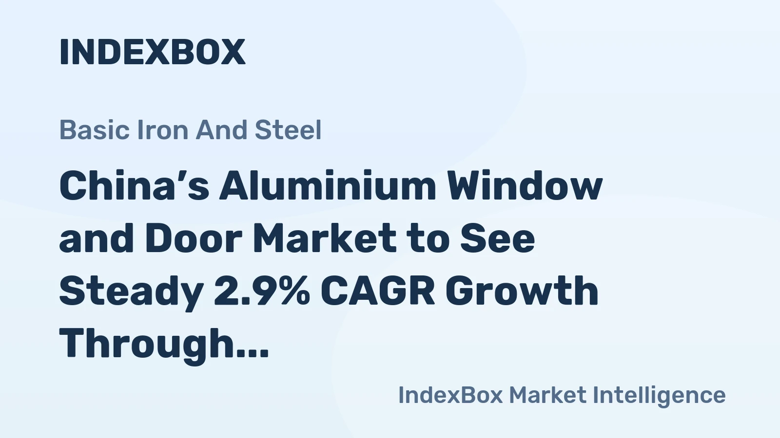 China’s Aluminium Window and Door Market to See Steady 2.9% CAGR Growth Through 2035