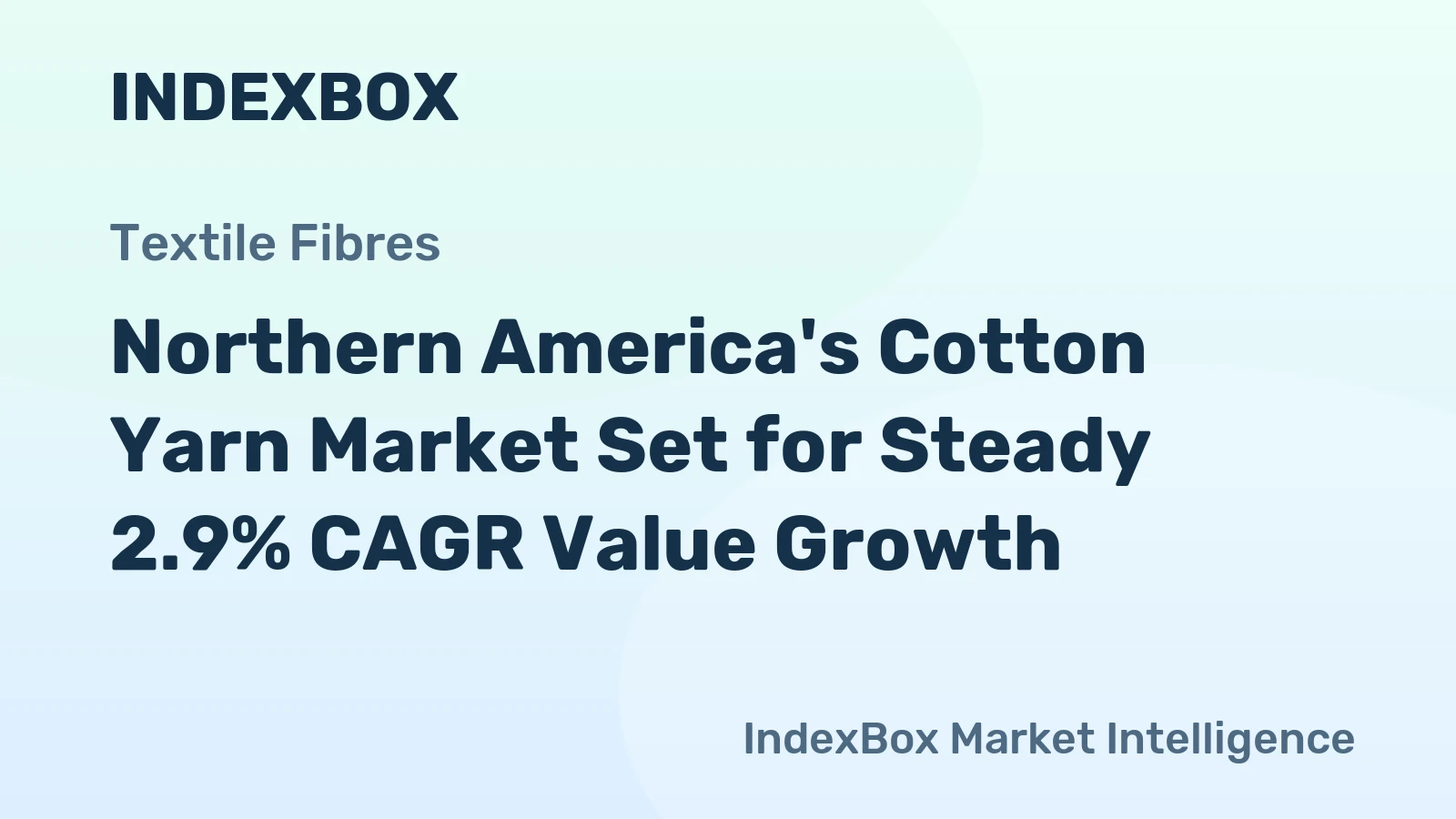 Northern America's Cotton Yarn Market Set for Steady 2.9% CAGR Value Growth