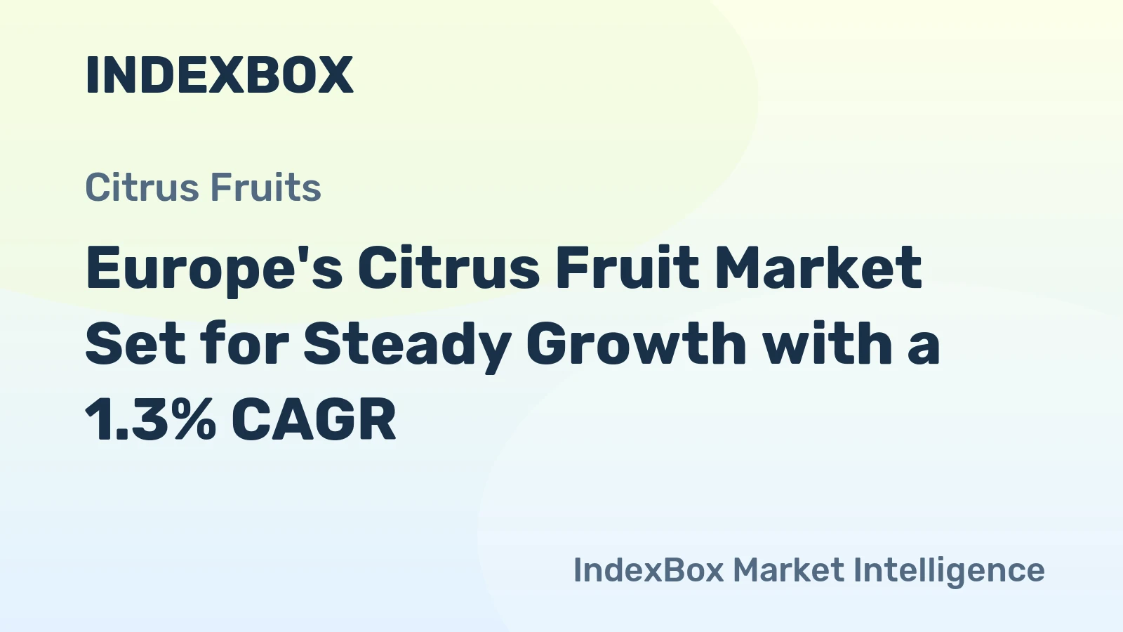 Europe's Citrus Fruit Market Set for Steady Growth with a 1.3% CAGR