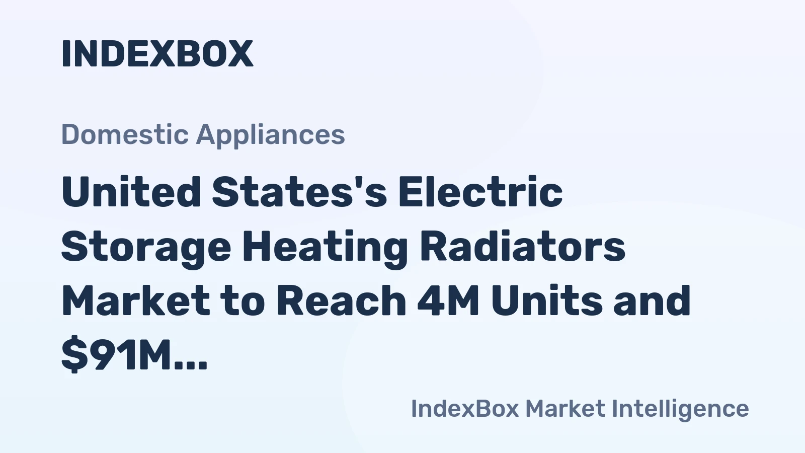 United States's Electric Storage Heating Radiators Market to Reach 4M Units and $91M by 2035