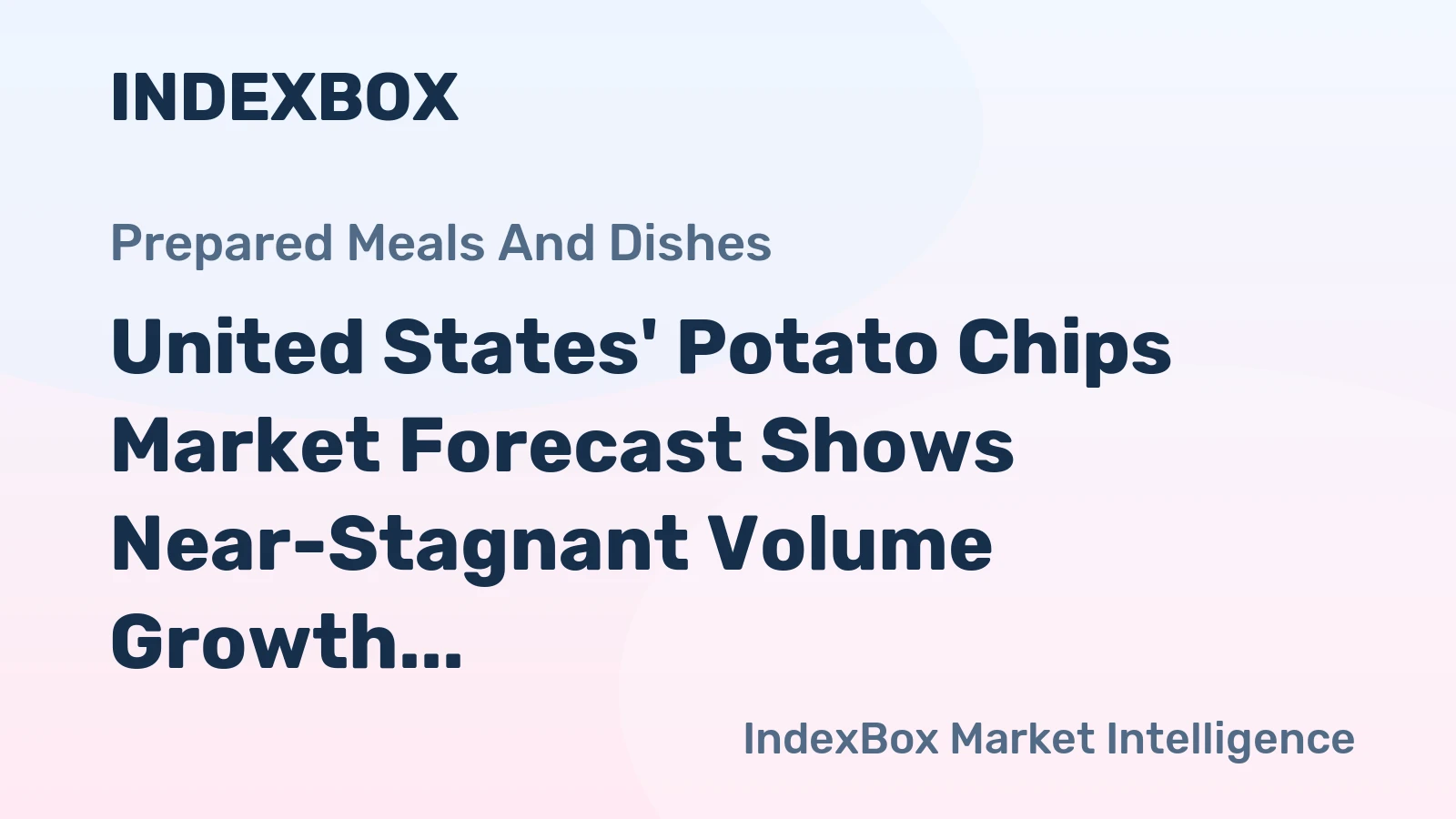 United States' Potato Chips Market Forecast Shows Near-Stagnant Volume Growth at +0.1% CAGR Through 2035