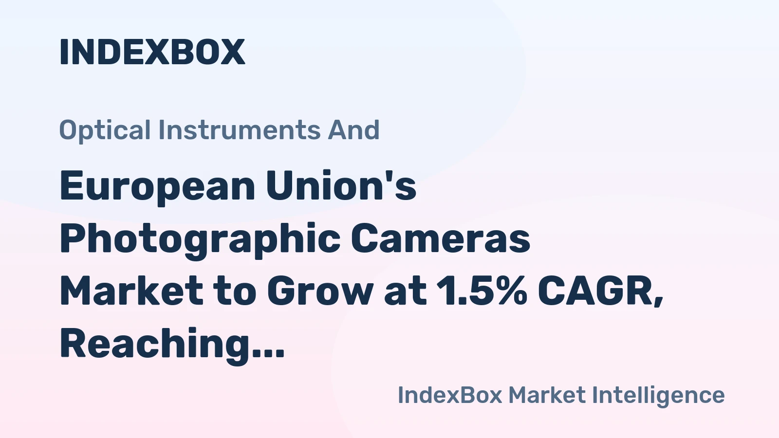 European Union's Photographic Cameras Market to Grow at 1.5% CAGR, Reaching 7.8M Units by 2035