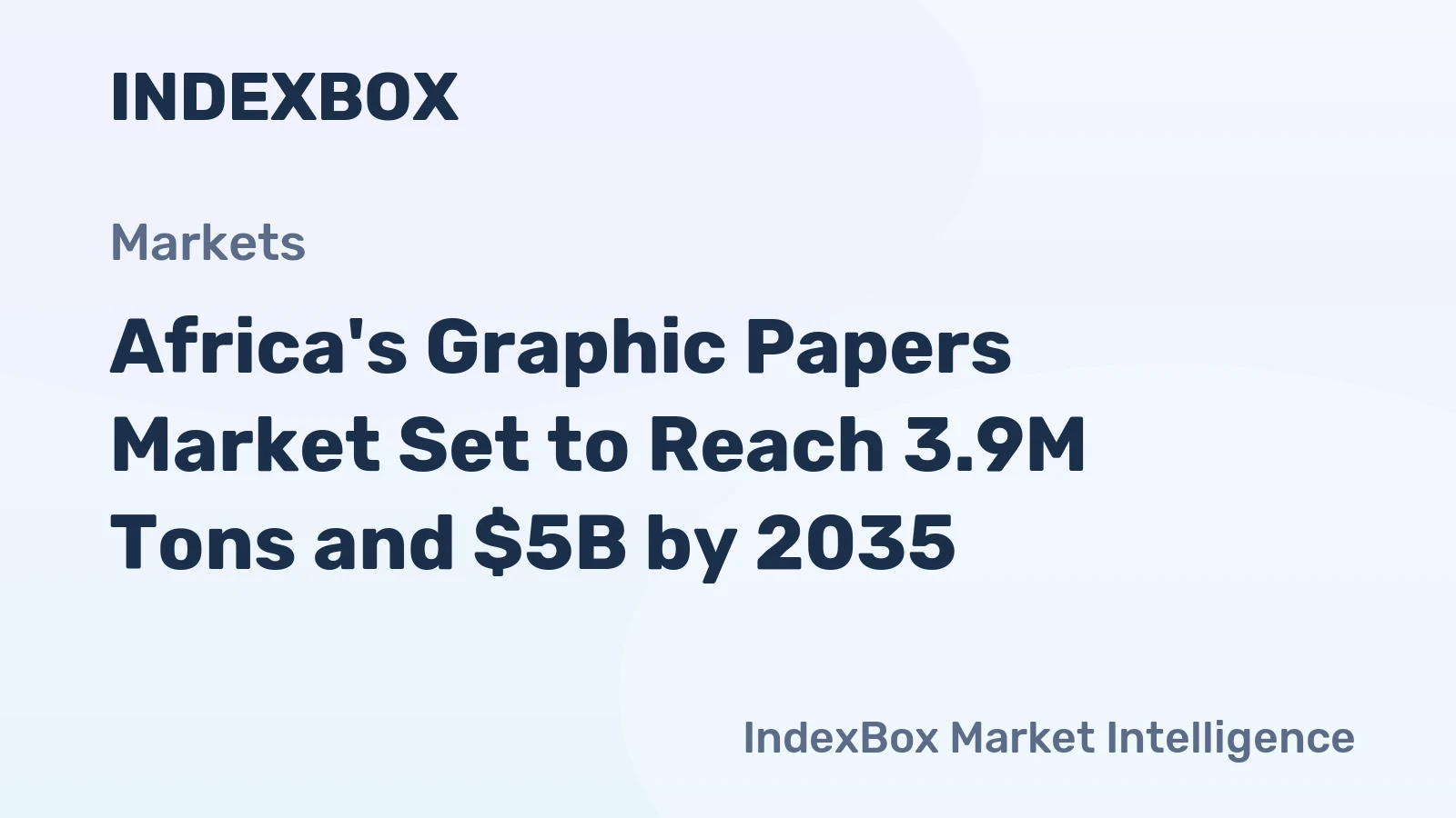 Africa's Graphic Papers Market Set to Reach 3.9M Tons and $5B by 2035