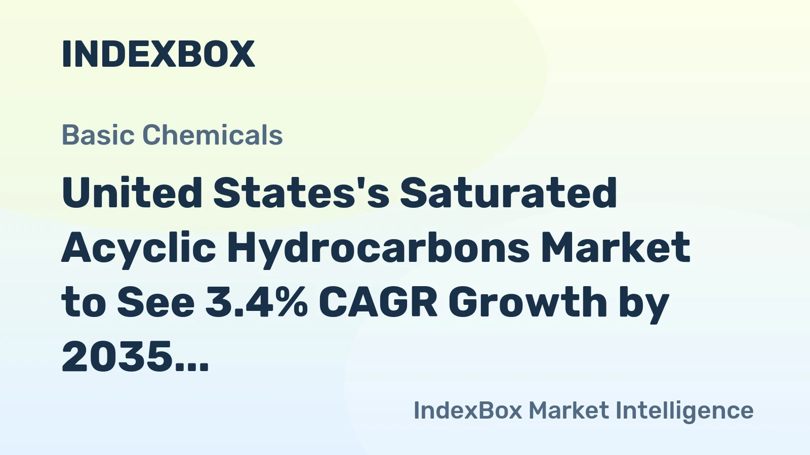 United States's Saturated Acyclic Hydrocarbons Market to See 3.4% CAGR Growth by 2035
