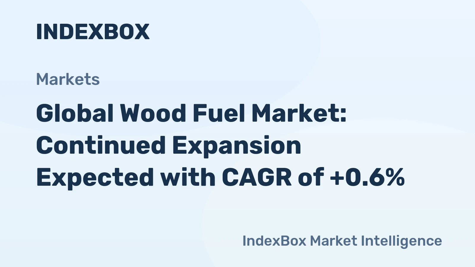 Global Wood Fuel Market: Continued Expansion Expected with CAGR of +0.6%
