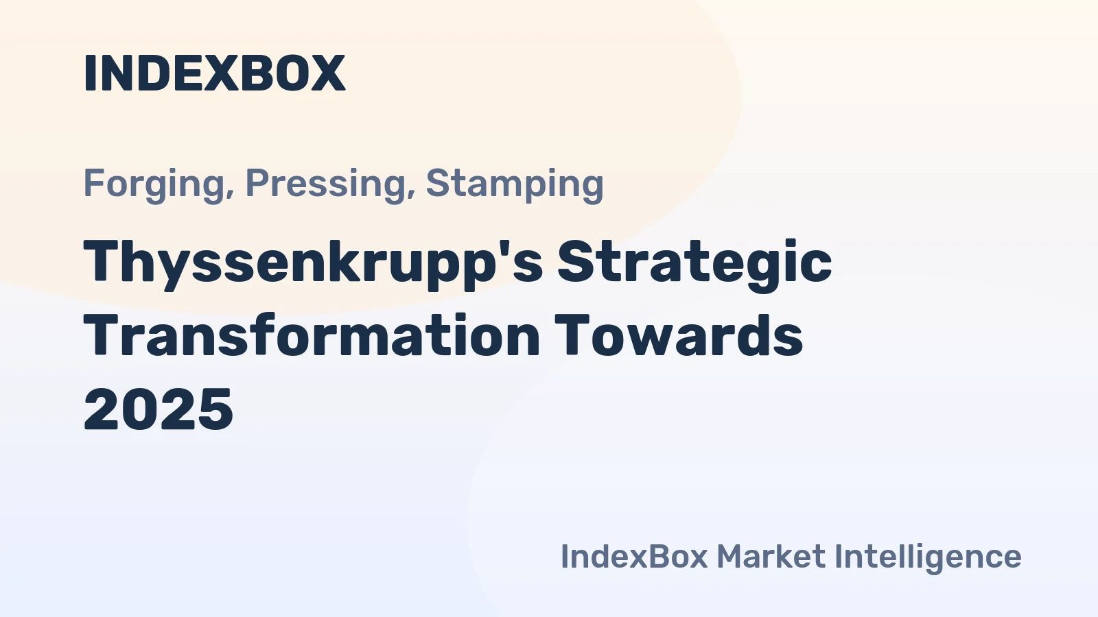 Thyssenkrupp's Strategic Transformation Towards 2025