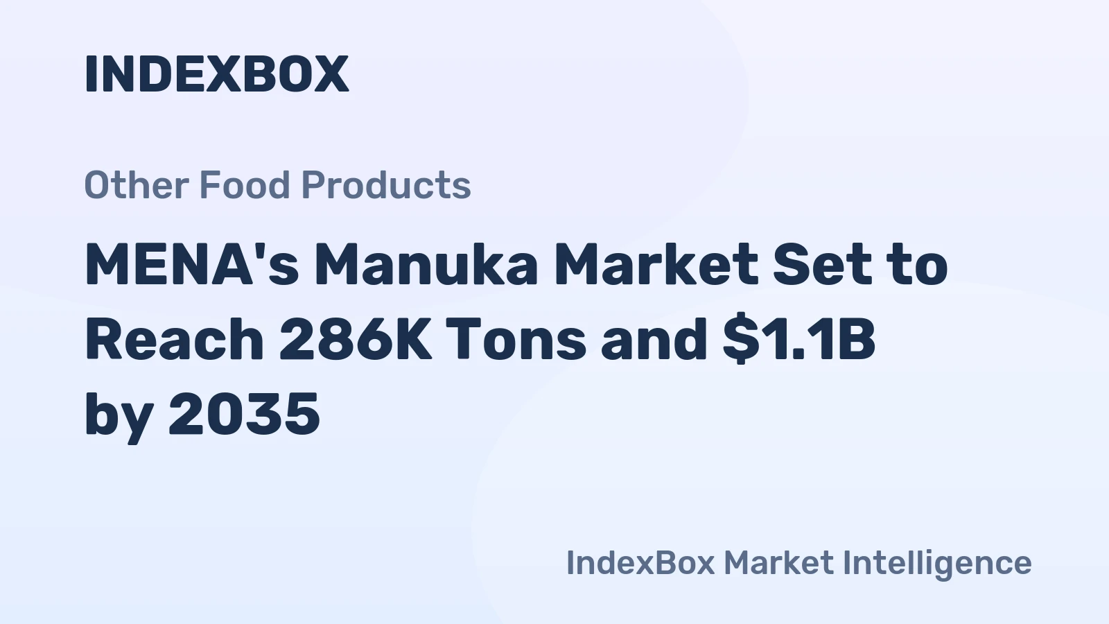 MENA's Manuka Market Set to Reach 286K Tons and $1.1B by 2035