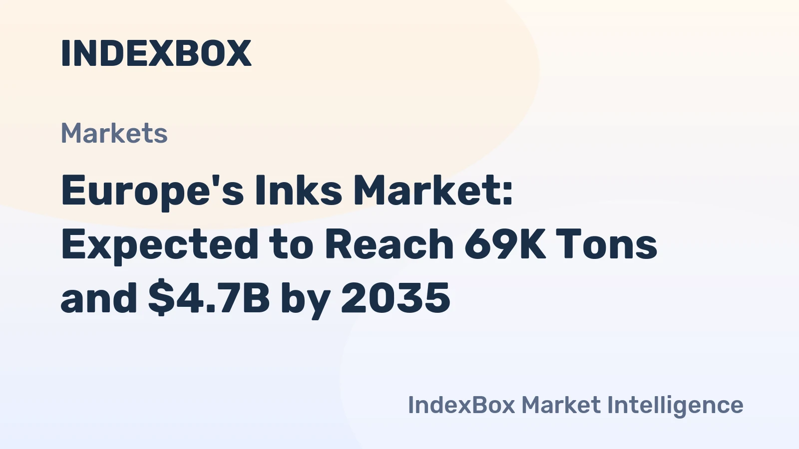 Europe's Inks Market: Expected to Reach 69K Tons and $4.7B by 2035